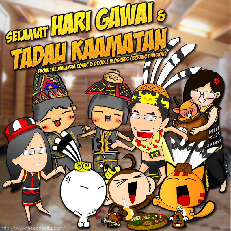 HAPPY GAWAI DAYAK & TADAU KAAMATAN 2016