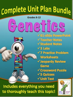Amy Brown Science: Genetics Complete Unit Plan Bundle