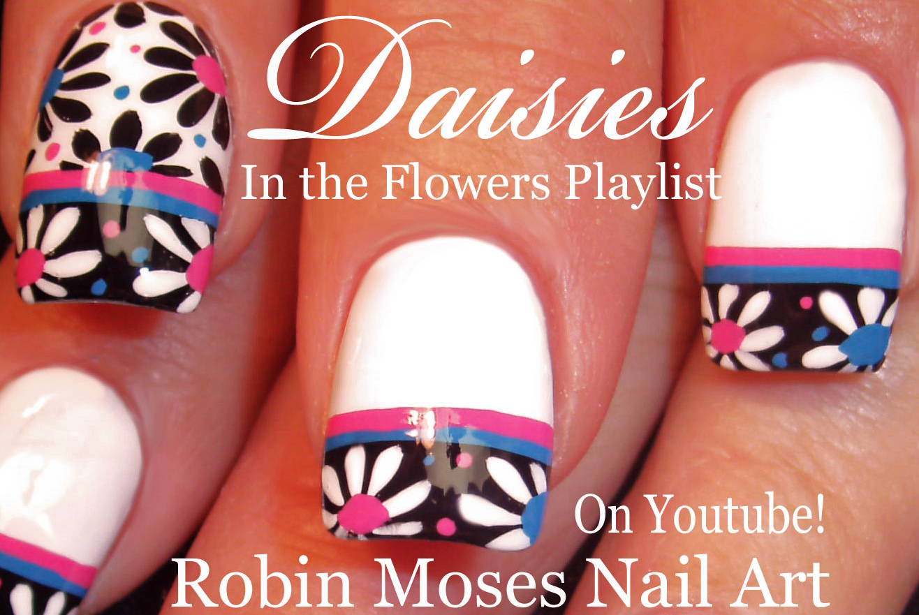 Nail Art by Robin Moses: Lily Flower Nail Art Design Tutorial "lily ...