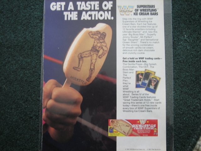Memories of Toymorrow: Vintage WWF Ice Cream Bars, you can lick your ...