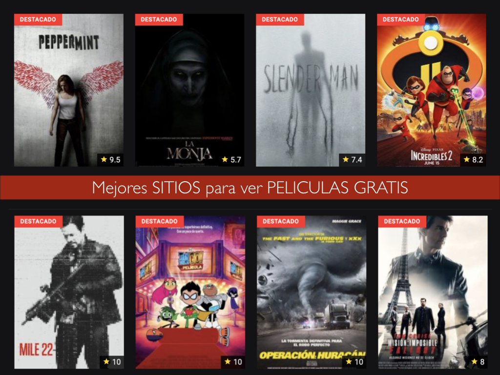 Top 5 mejores webs de cine para ver películas y series gratis
