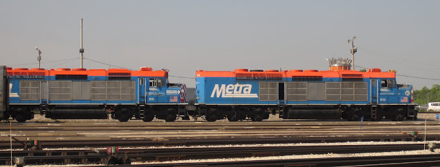 Chicago Trainspotting METRA: The Last F40C Locomotives.