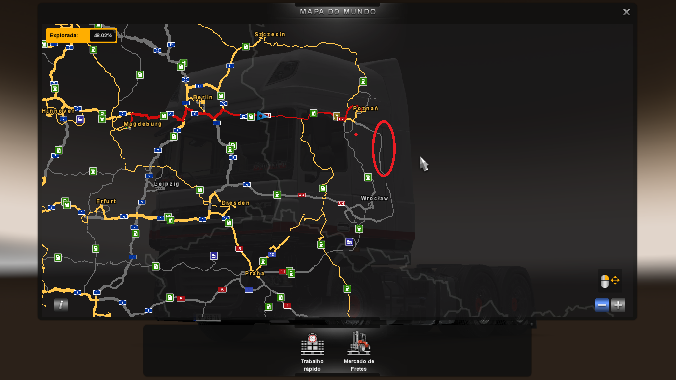 .::Euro Truck Simulator 2 Brasil Oficial::.: Mapa Com Novas Cidades ...