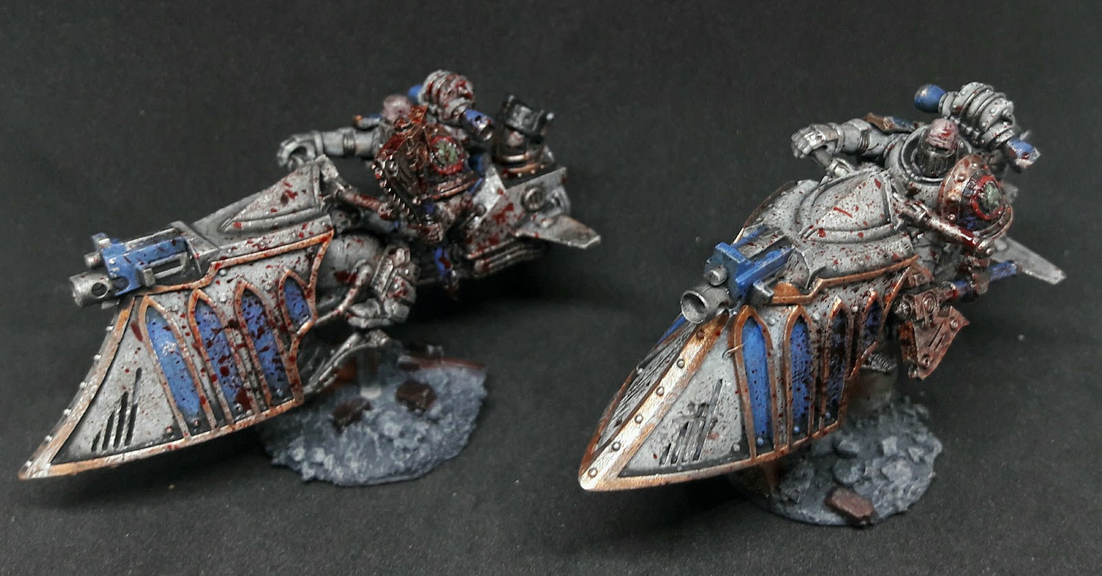 30Kplus40K: Bloody and Based - Finished World Eaters Jet Bikes