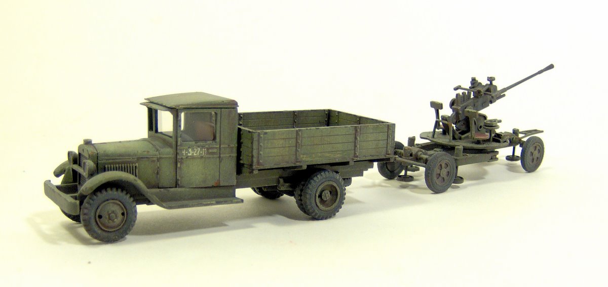 Gulumik Military Models: ZiS-5 with 61K AA gun 1/72 PST - Gallery