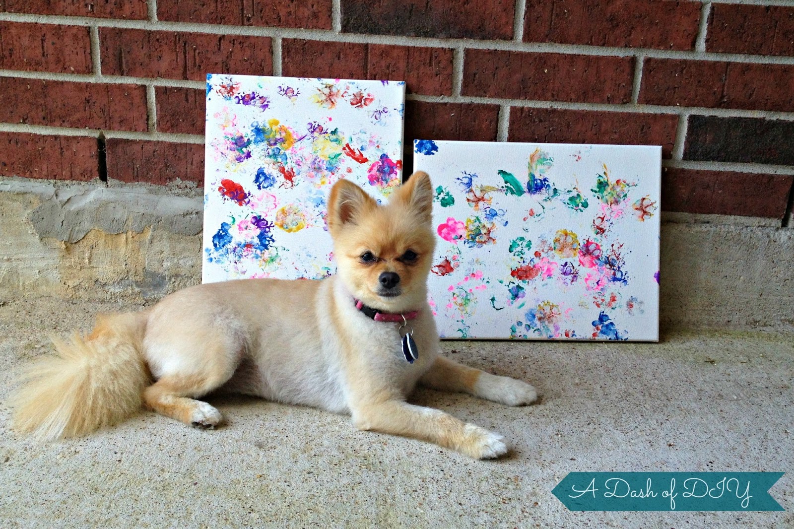 A Dash of DIY: Puppy Paintings
