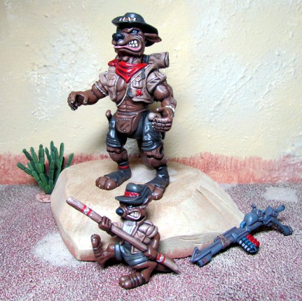 TMNT Walkabout custom paint by Adam Pratt ~ Tenacious.Ninja - Art Toy Blog