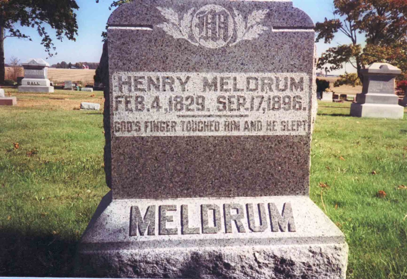 Meldrum Genealogy from Pa. to In.: Henry Meldrum and Charity Lane