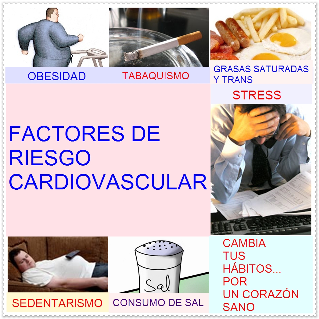 AFICHE: FACTORES RIESGO CARDIOVASCULAR ~ CORRE SALTA Y CUIDATE