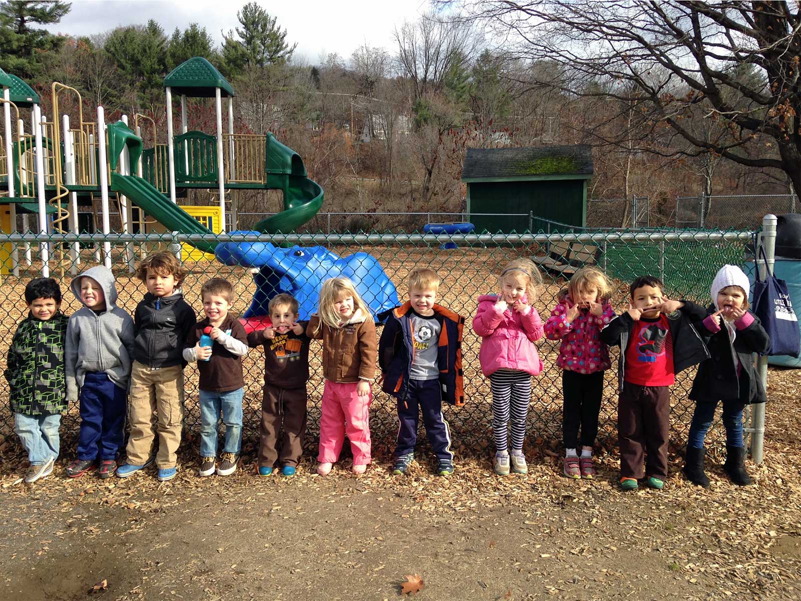 Springfield Vermont News: Suzy's Little Peanuts visit new playground