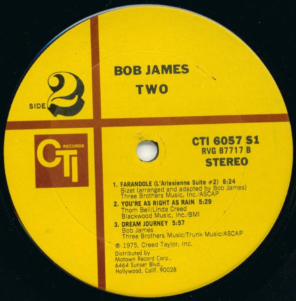 Music Crates: Bob James Two 1975