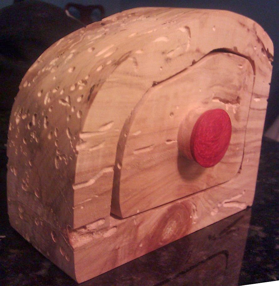 The Wood Knack: Spalted maple band saw boxes with paduak pulls