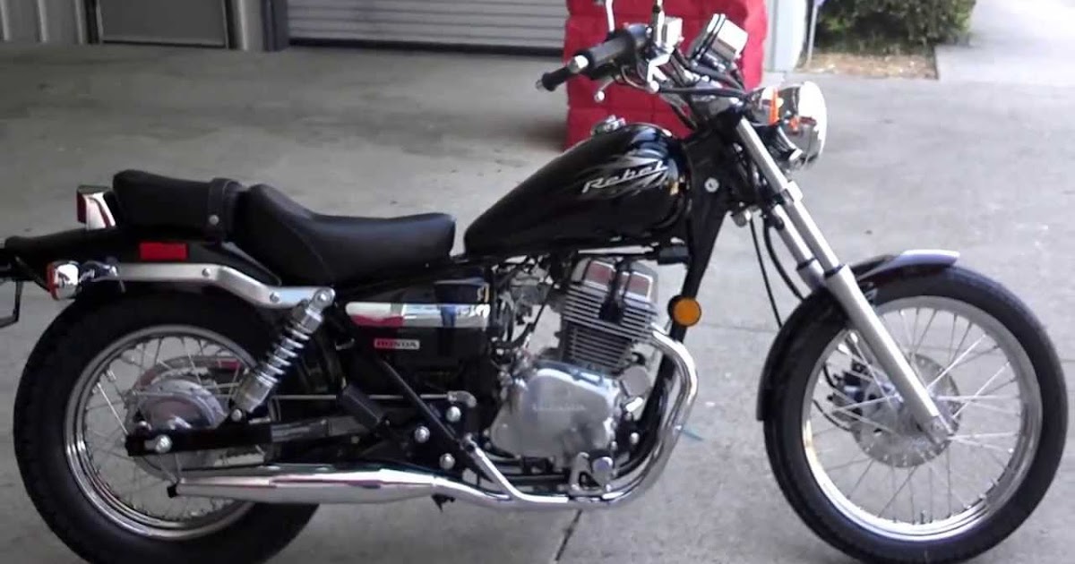 motos bobber: honda rebel 250cc modificada estilo bobber