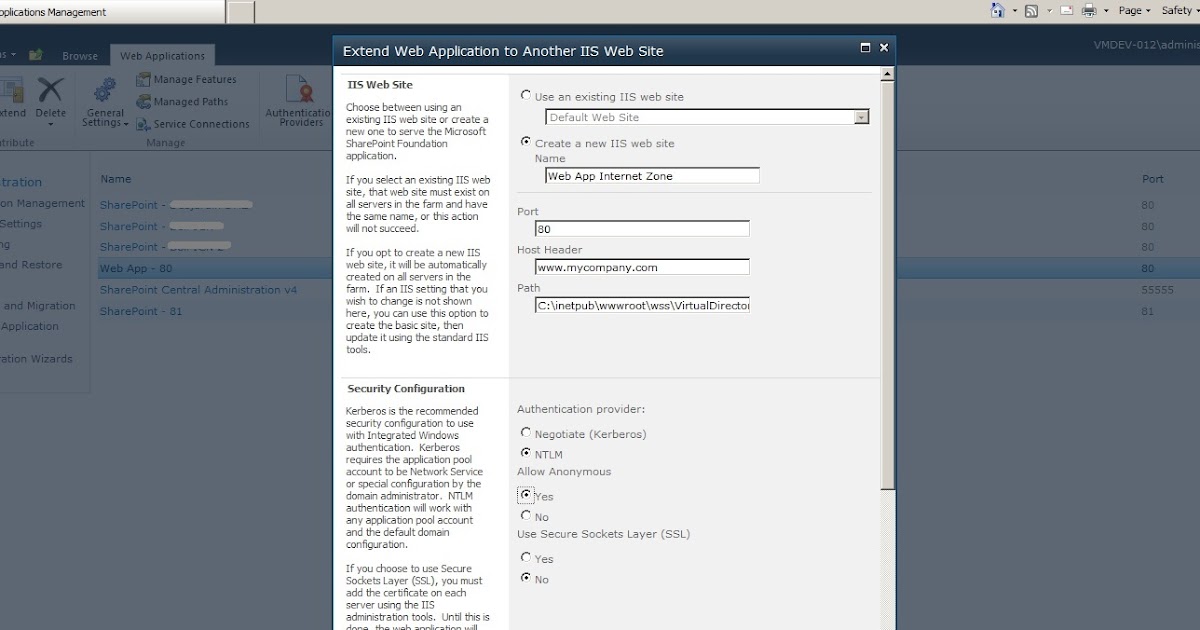 Azure & Co: Configuring SharePoint 2010 Foundation for Internet-facing publishing
