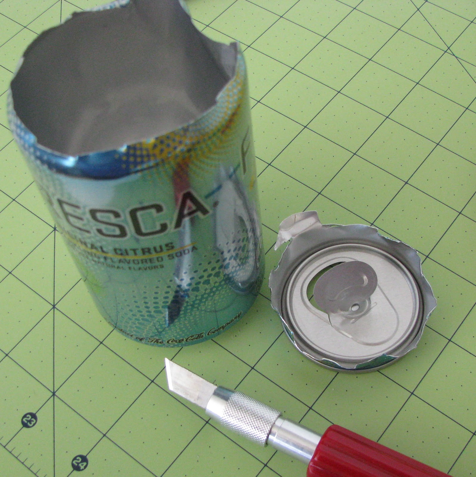 Bairbre Aine: Soda Pop Can Craft Part 1