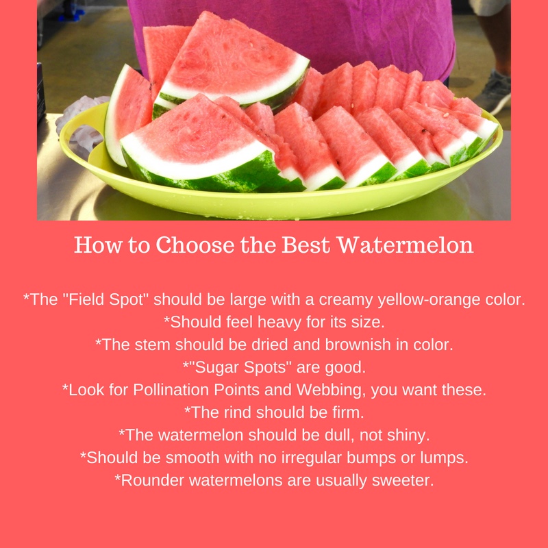 Foodie Friday-What do you look for in a Watermelon? Tips to Selecting ...