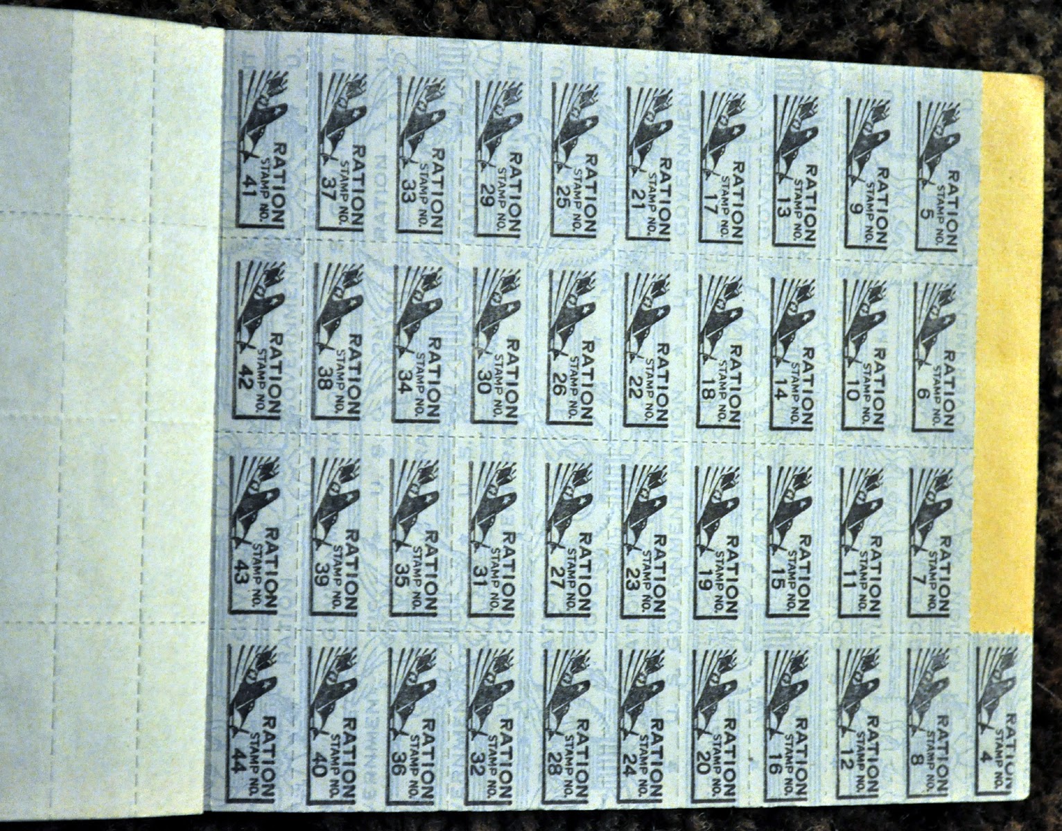 Just A Car Guy: WW2 mileage ration sticker and info