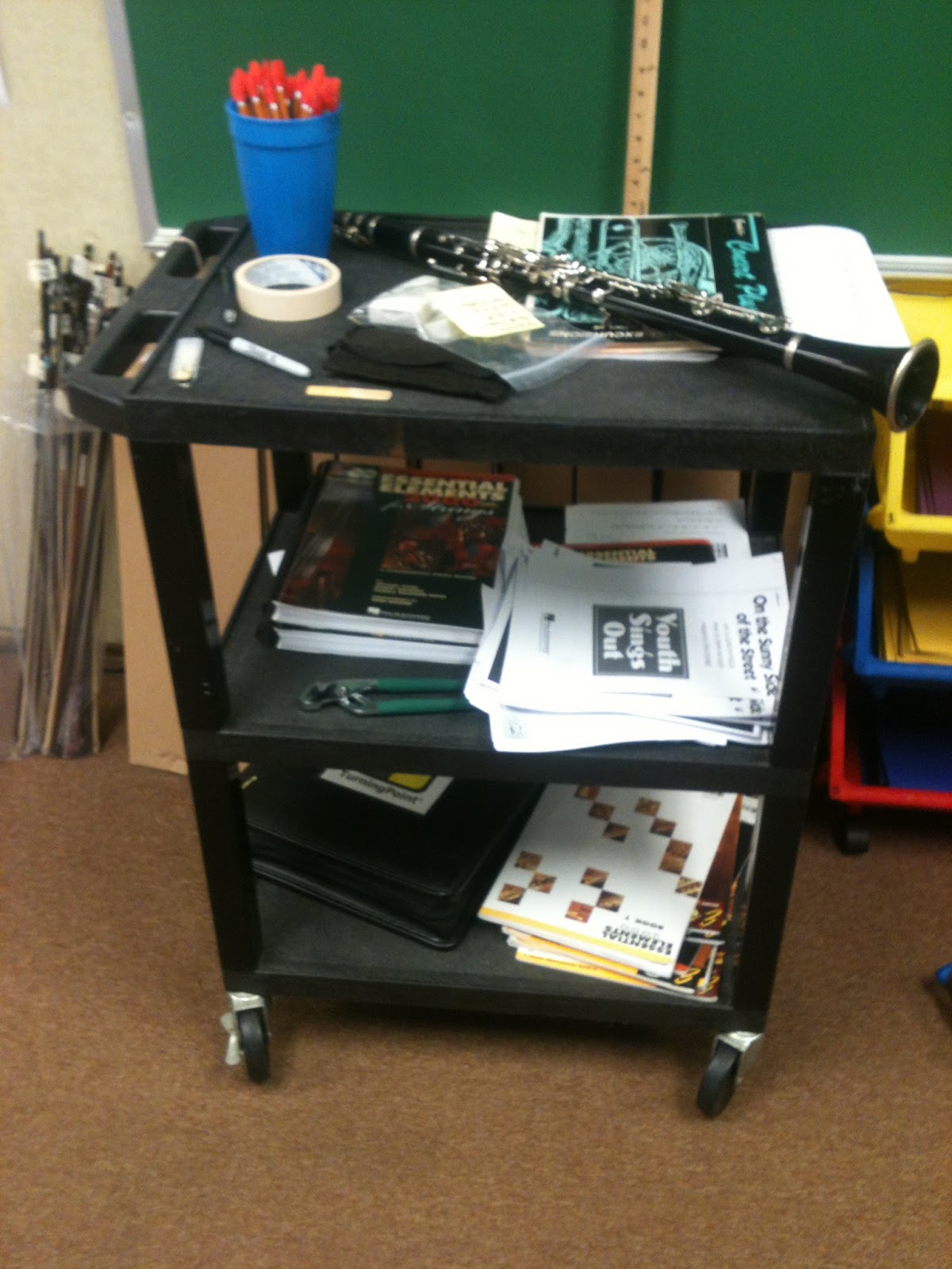 The Mobile Music Mansion: Hot Rod Music Cart