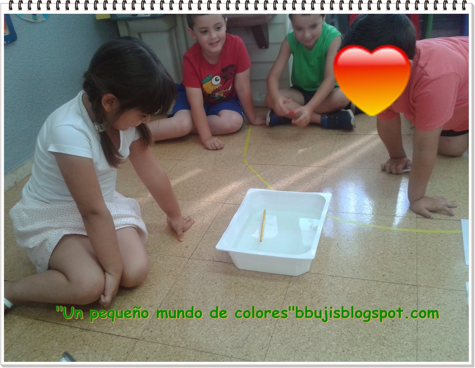 UN PEQUEÑO MUNDO DE COLORES: Experimentamos: ¿Flota o se hunde?