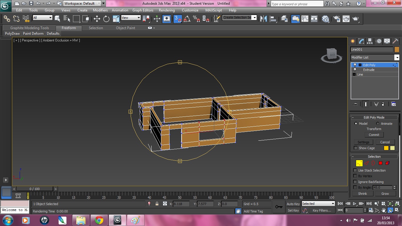 Introduction to 3D design: 3Ds Max - Modelling a building