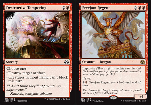 Magic the Gathering Adventures: Aether Revolt Review: Red