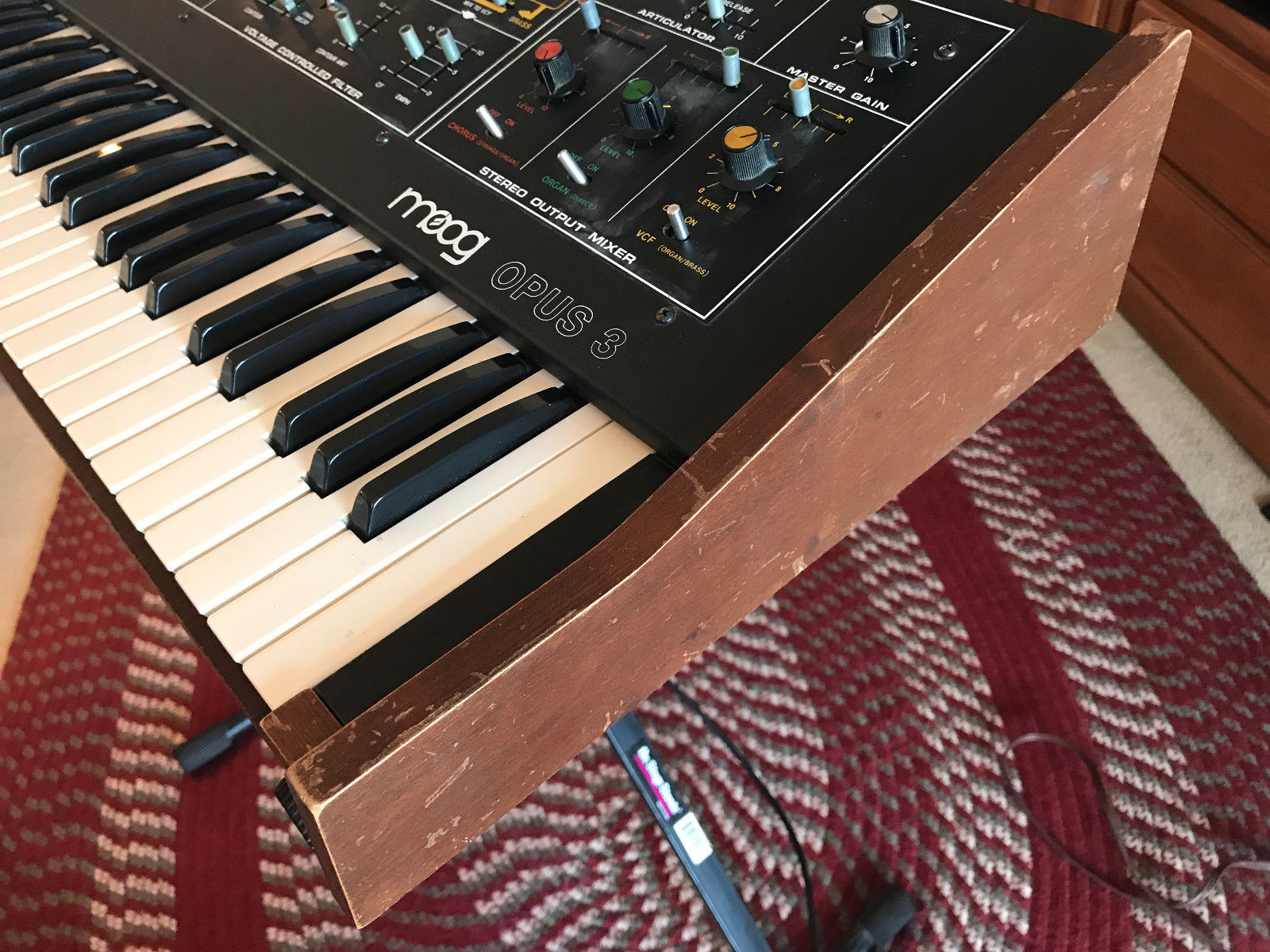 MATRIXSYNTH: 1980 MOOG Opus 3 Analog String Brass Organ Synthesizer ...