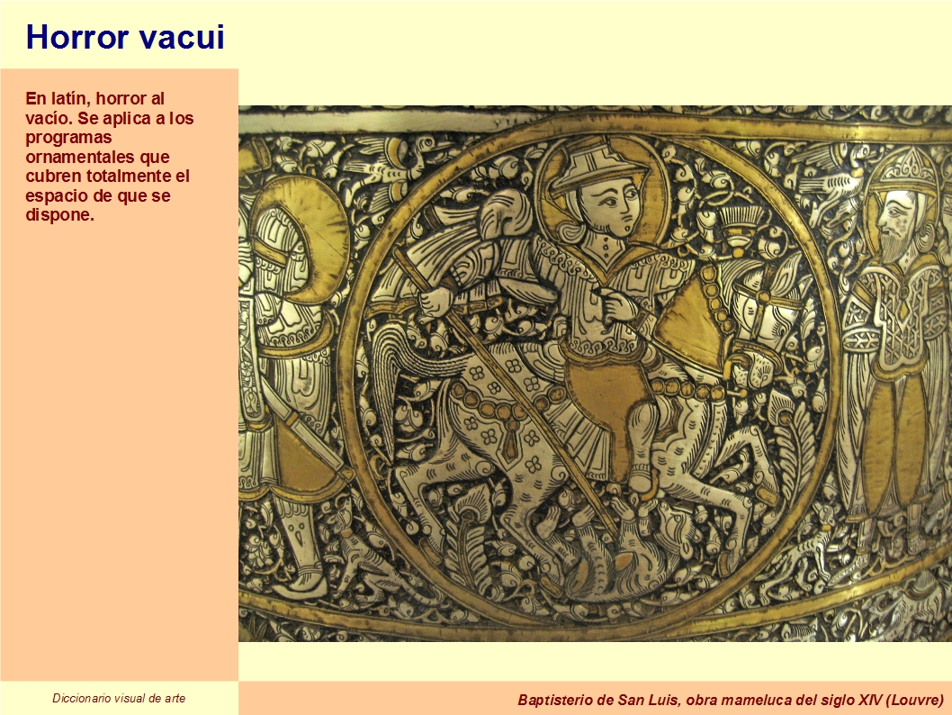 Diccionario Visual de Arte: Himatión - Horror vacui