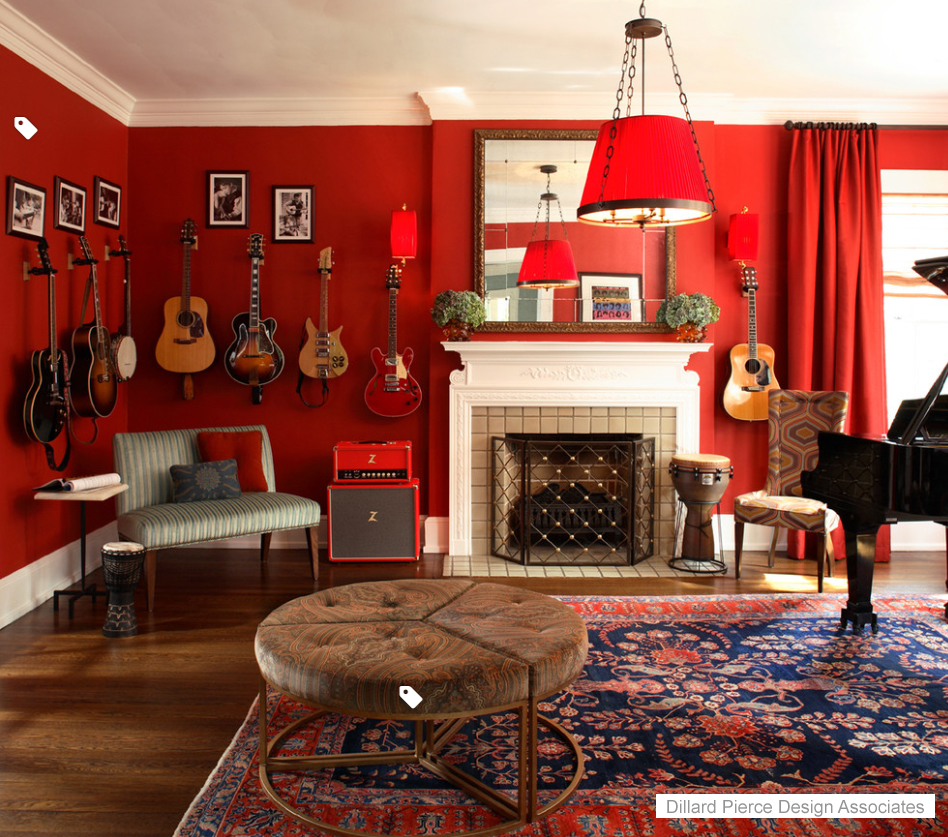 Como usar el color rojo en interiores. | Diseño y decoración de ...