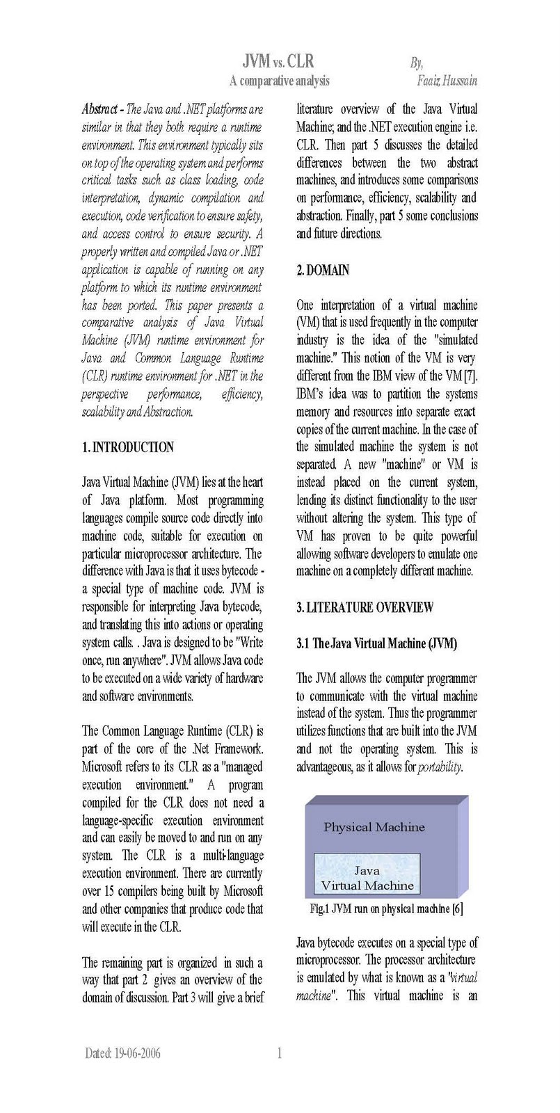 Java Virtual Machine (JVM) VS. The Common Language Runtime (CLR) -- A ...