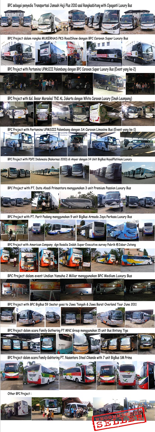 semua jenis bis pariwisata | jafartransport