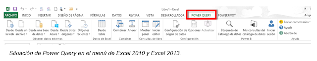 Contabilidad y Excel: Como instalar power query en excel 2013 y 2010