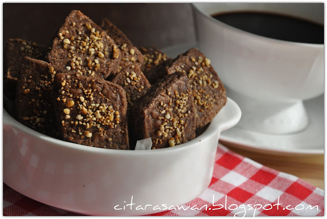 Biskut Coffee Chocolate Croquant ~ Resepi Terbaik