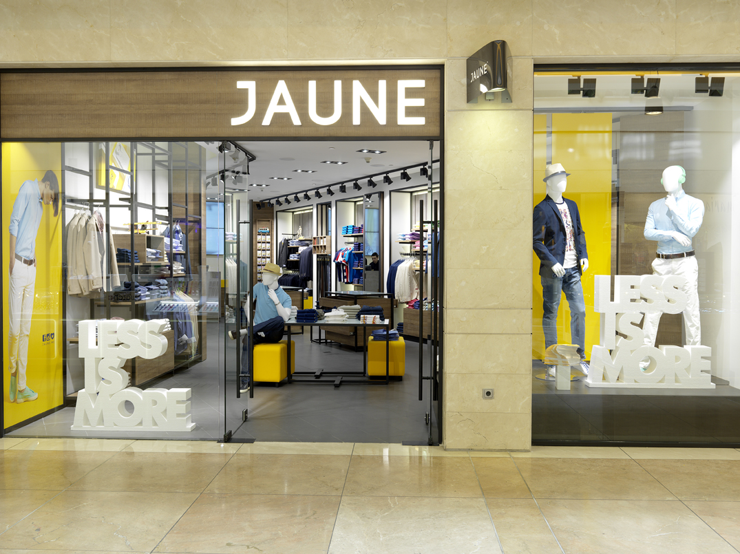 seen by maya: Less is More JAUNE rebranding campaign