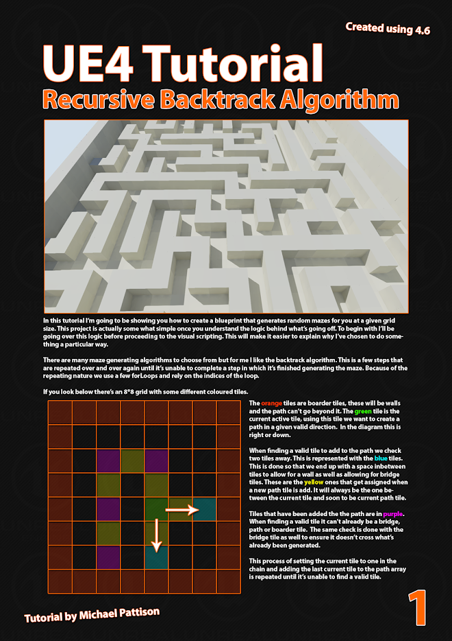 UE4 Tutorial - Random Maze Generator (2021)