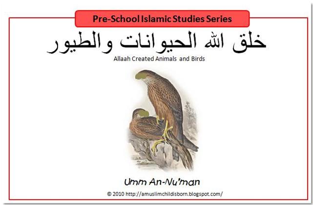 A Muslim Child is Born: Allaah Created Animals and Birds Mini Workbook