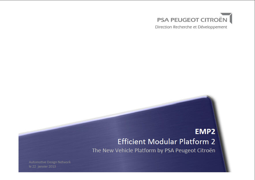 .: EMP2, nueva plataforma PSA (Efficient Modular Platform)