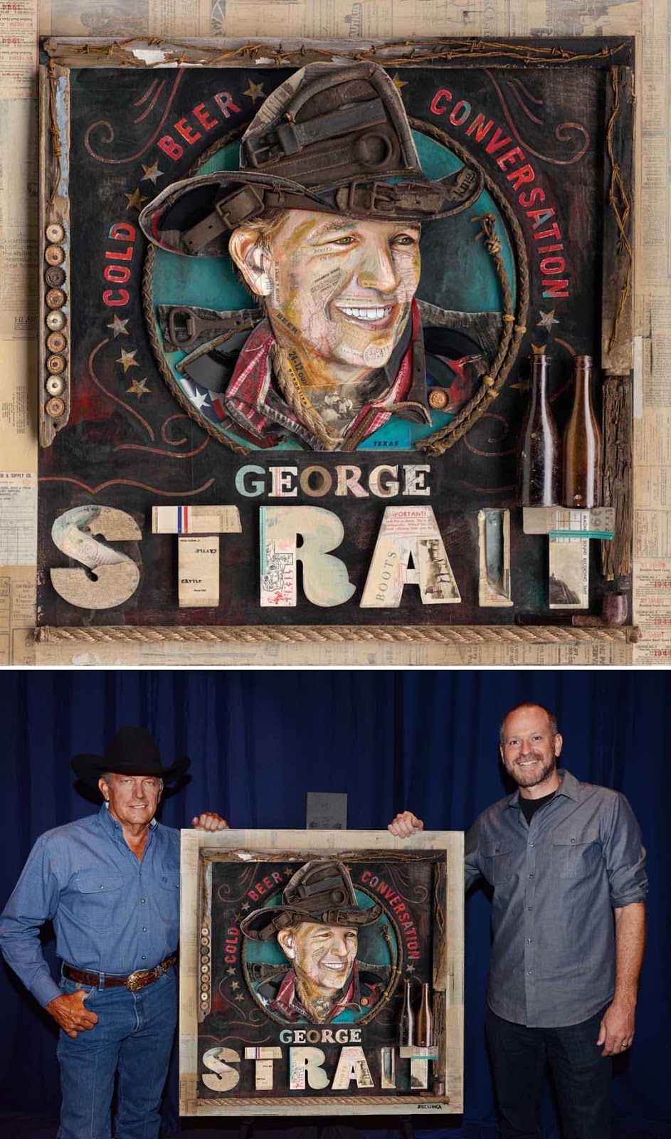 Brezinka Illustration: The King of Country - George Strait