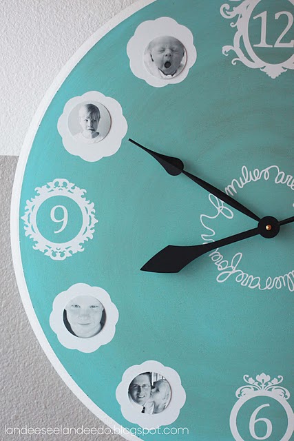 Be Different...Act Normal: Families Are Forever Clock Tutorial