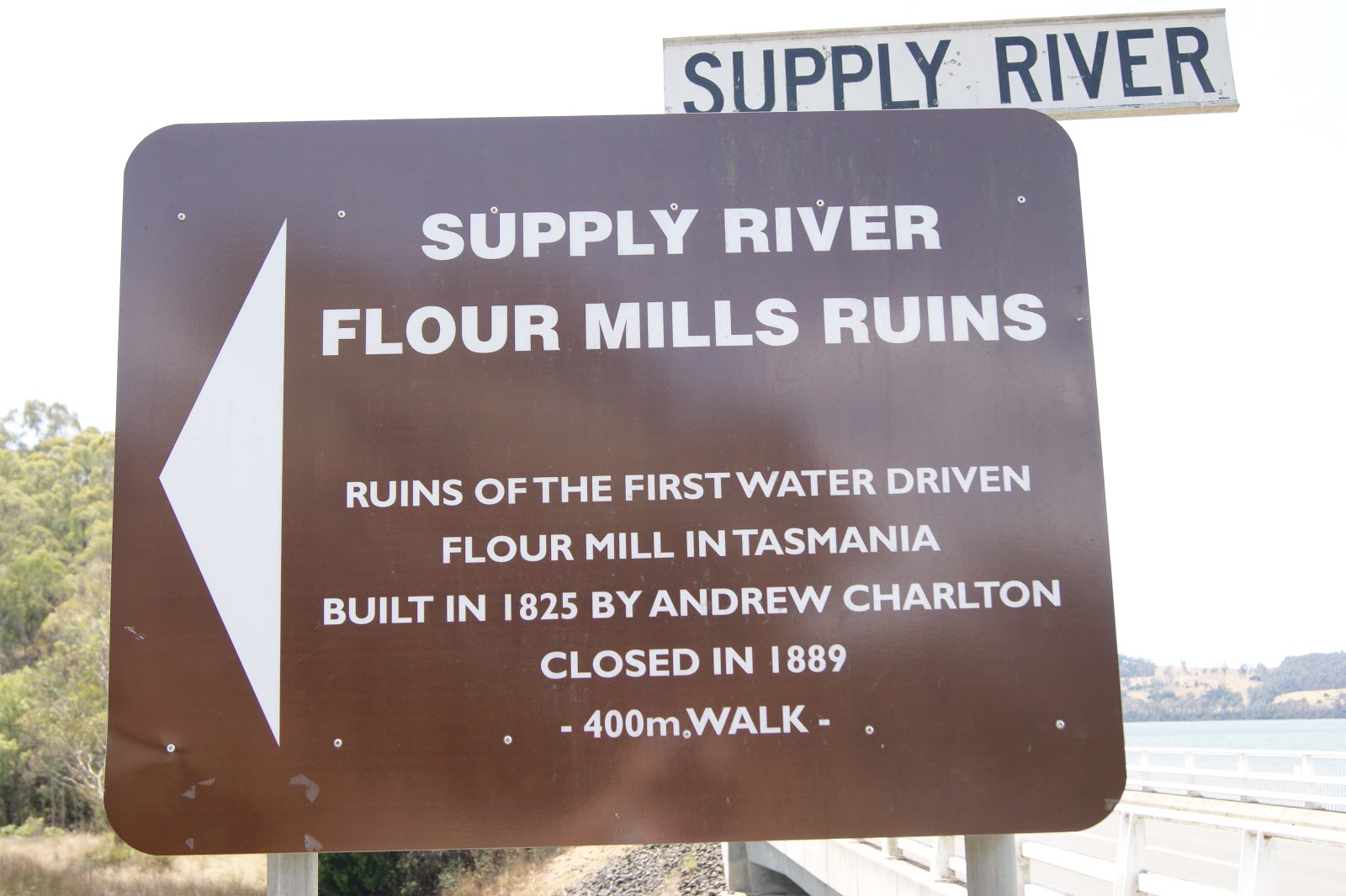 On The Convict Trail: Supply River Flour Mill Ruins