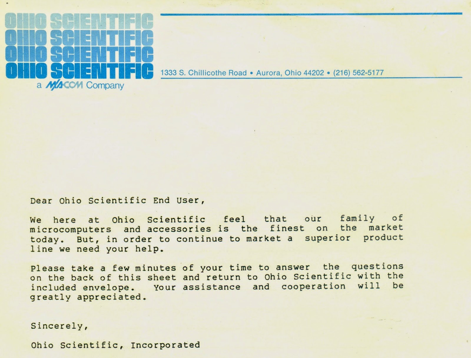 Jeff Tranter's Blog: Ohio Scientific Superboard II