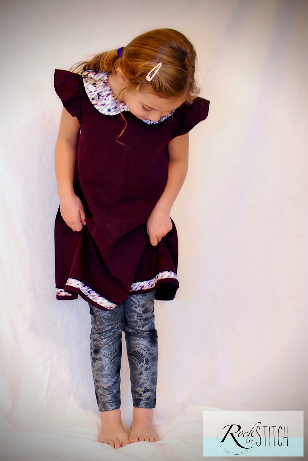 Rock the Stitch: Girls Basic Leggings - free pattern!