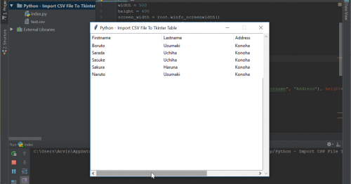 Somboon.Systemtrade: Python - Import CSV File To Tkinter Table Somboon.Systemtrade: Python - Import CSV File To Tkinter Table