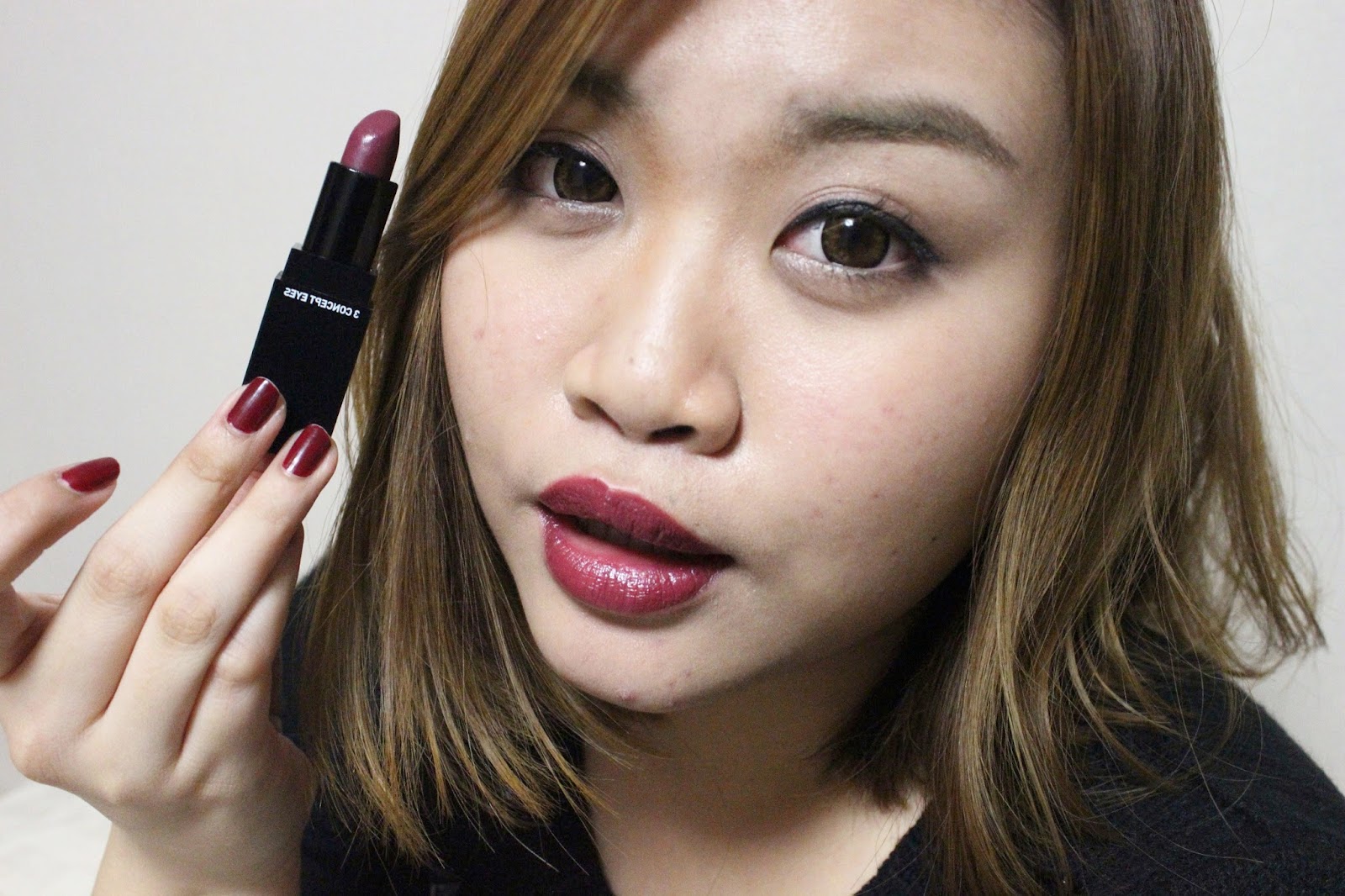 MY SUGARCOFFEE: REVIEW : 3CE Lipstick #604 VAMP
