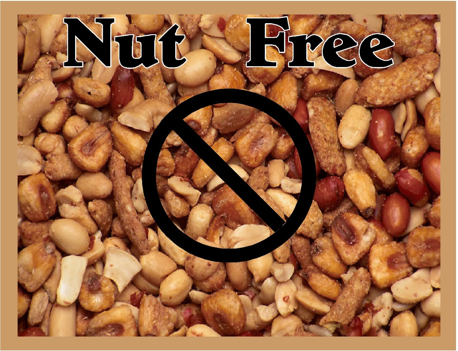 Free Posters and Signs: Nut Free