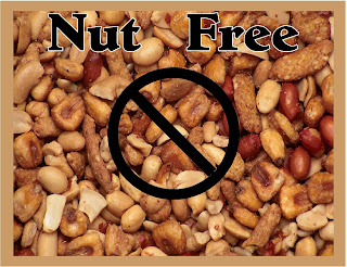 Free Posters and Signs: Nut Free