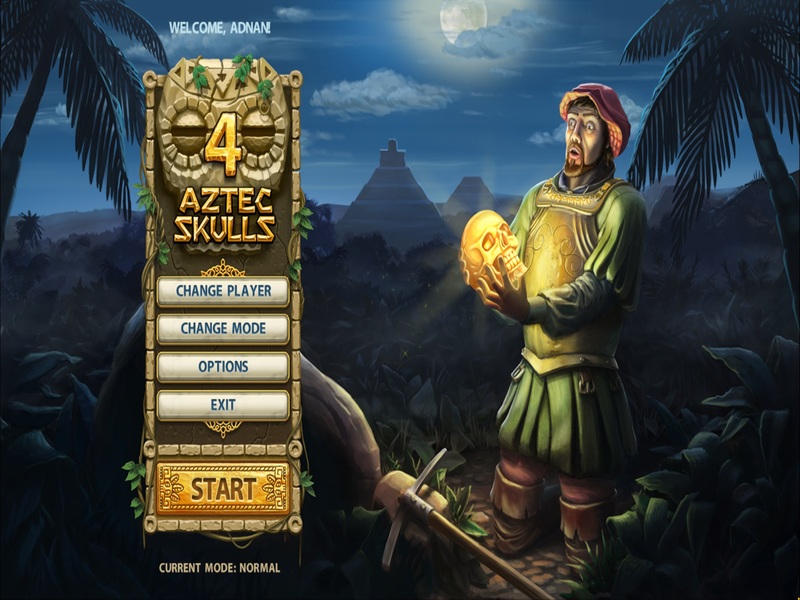 Adeli Games: 4 Aztec Skulls