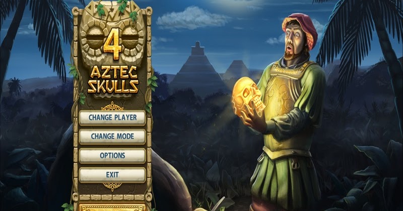 Adeli Games: 4 Aztec Skulls