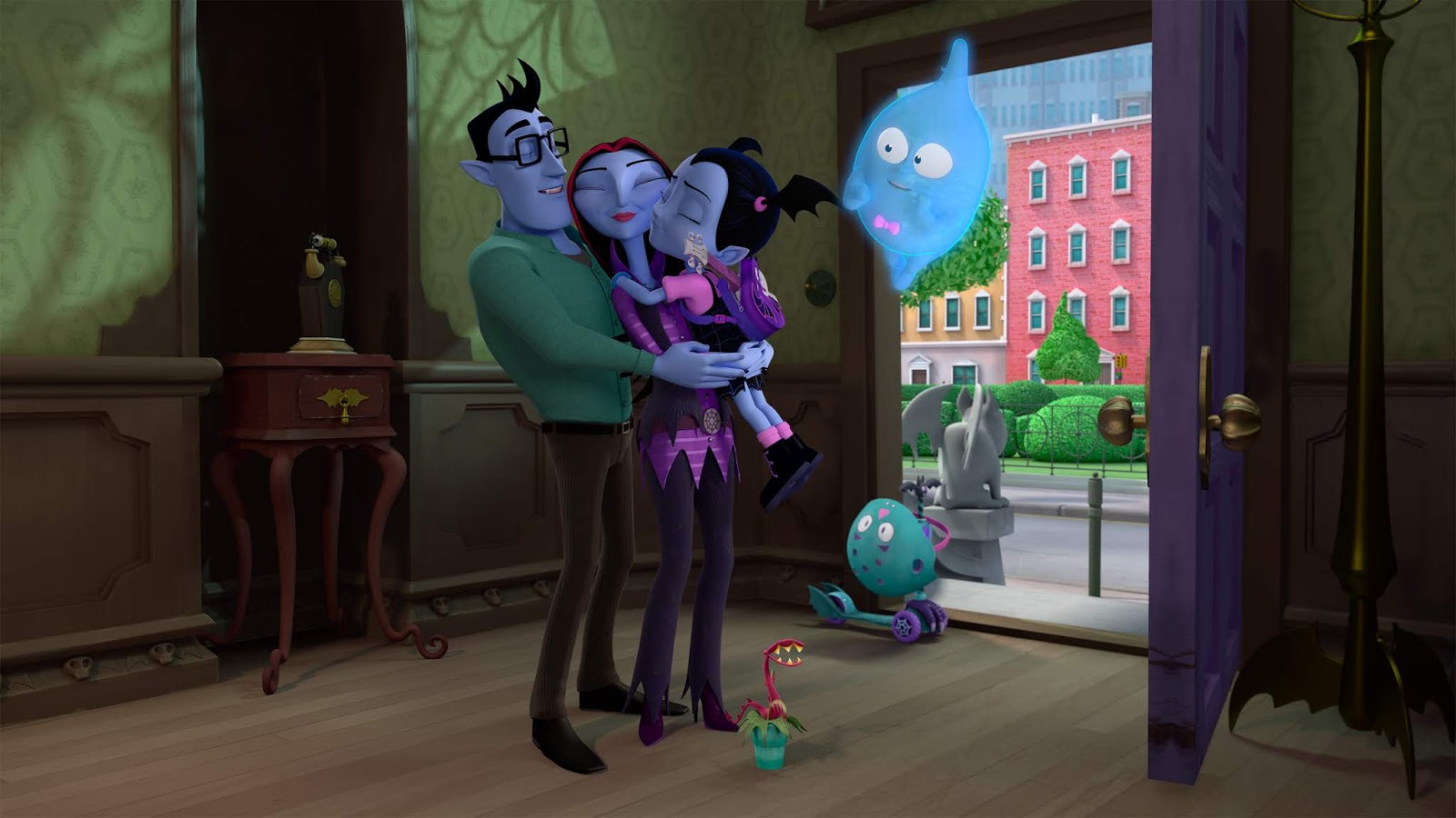 Vampirina, Disney Junior,Vampirina Hauntley, Vee, Oxana Hauntley, Boris ...