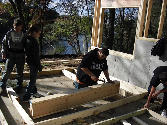Applestone Cottage: Building a house with High School kids!