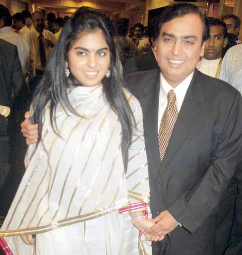Mukesh Ambani Daughter Isha Ambani